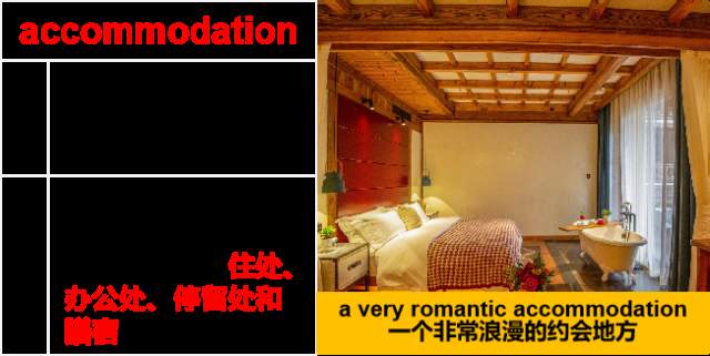 accommodation是什么意思|accommodation的用法|accommodation的单词速记|accommodation怎么读 ...