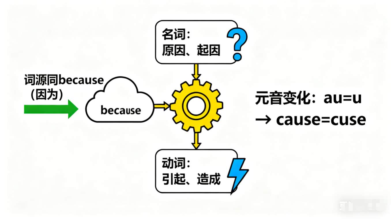cause是什么意思|cause的用法|cause的单词速记|cause怎么读|cause的考法|cause的中文释义|cause的例句 ...