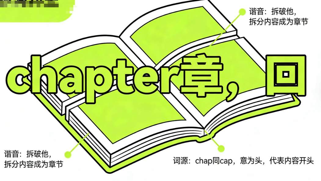 chapter是什么意思|chapter的用法|chapter的单词速记|chapter怎么读|chapter的考法|chapter的中文释义 ...
