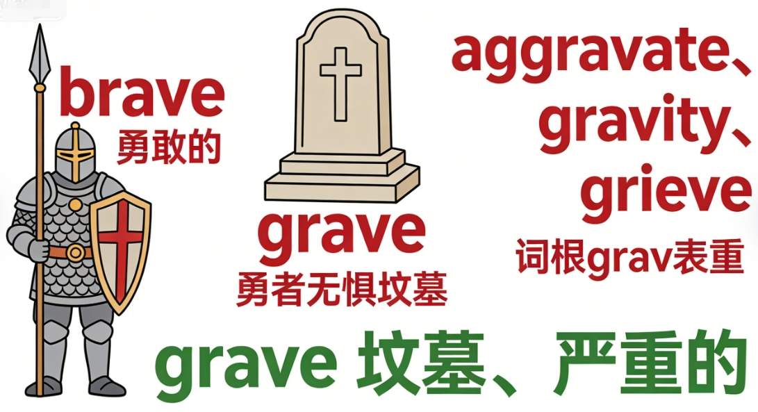 grave是什么意思|grave的用法|grave的单词速记|grave怎么读|grave的考法|grave的中文释义|grave的例句 ...