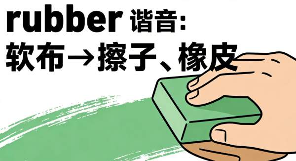 rubber是什么意思|rubber的用法|rubber的单词速记|rubber怎么读|rubber的考法|rubber的中文释义 ...