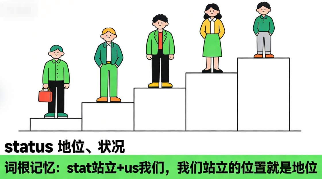 status是什么意思|status的用法|status的单词速记|status怎么读|status的考法|status的中文释义 ...
